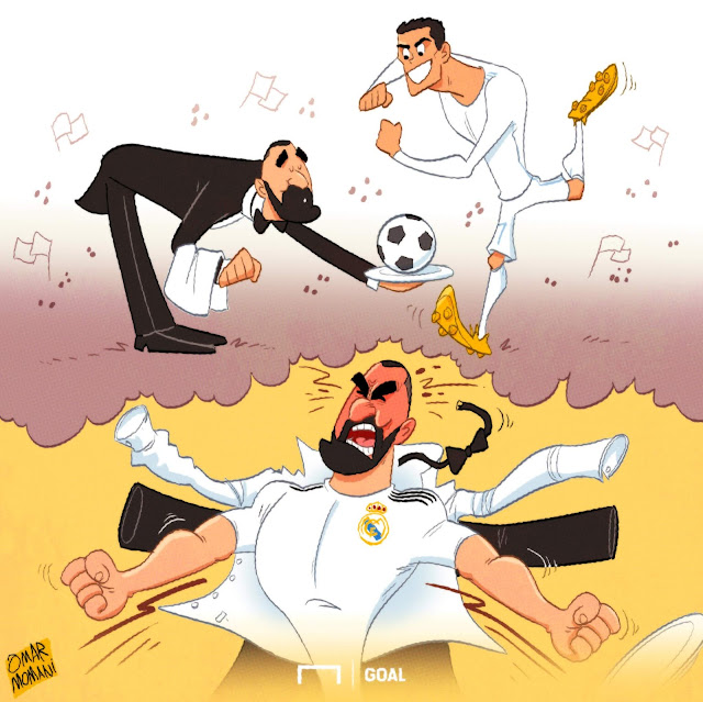 Omar Momani cartoons: Karim Benzema can now be the man he always wanted ...