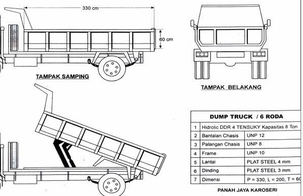 Mobil Truk Pengangkut Pasir Tetap Garang Segala Kondisi Jalan