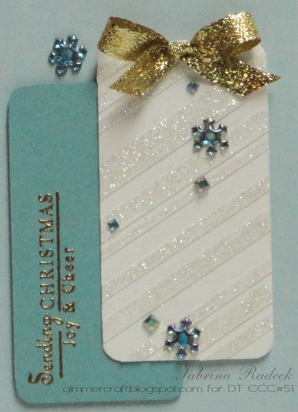 Bling For Christmas - DT CCC#51 | Aspiring to Creativity