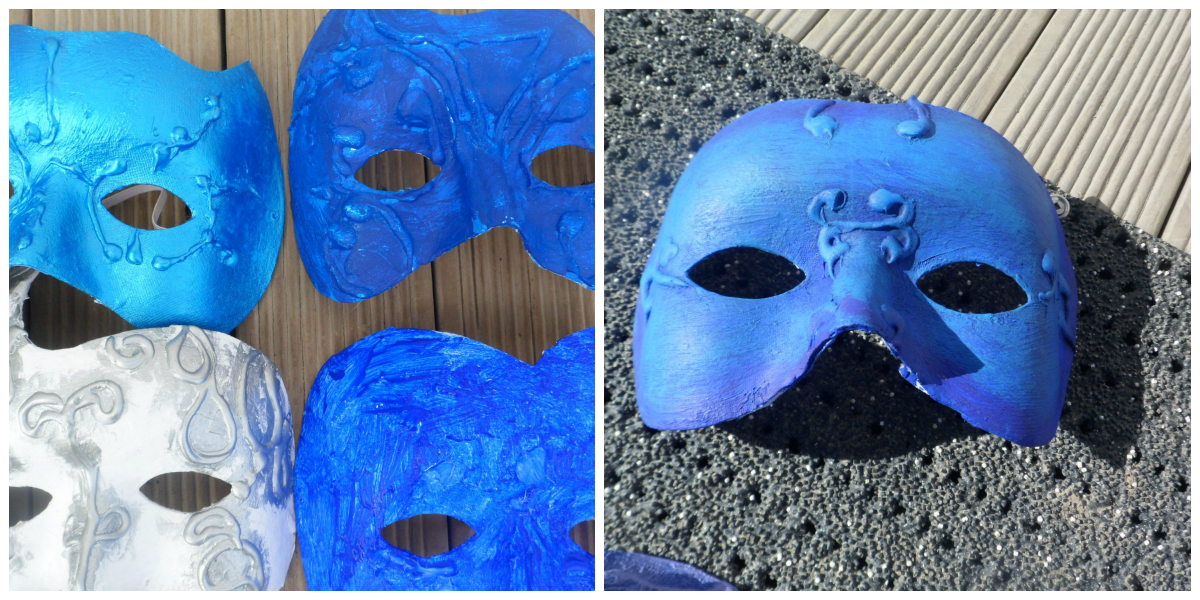 The Whiteboard Witch: Making Venetian Masks...Painting