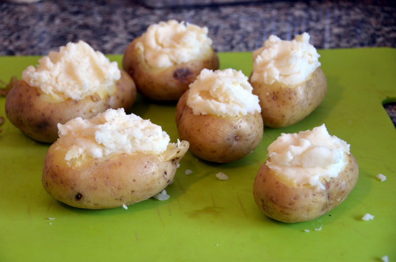 Polkies: Double Stuffed Mashed Potatoes