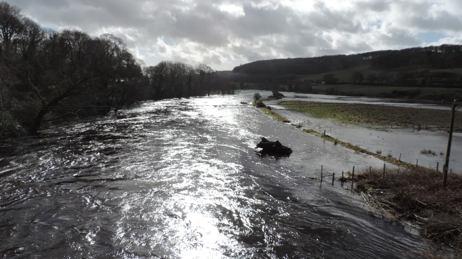 The Glebe Blog: Need some water ? The River Cree in Spate