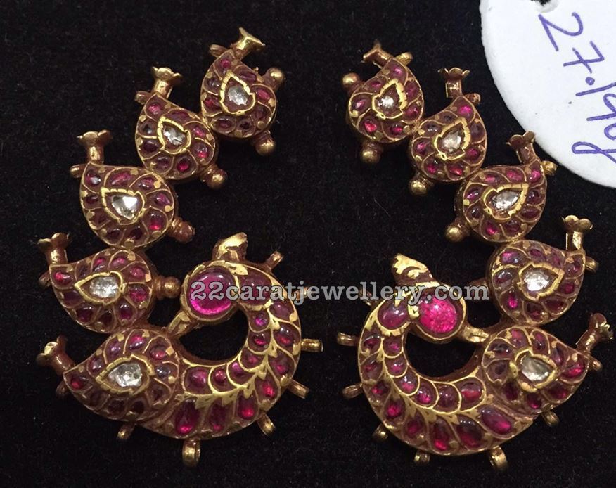 10 Different Style Kundan Jhumkas Chandbalis - Jewellery Designs