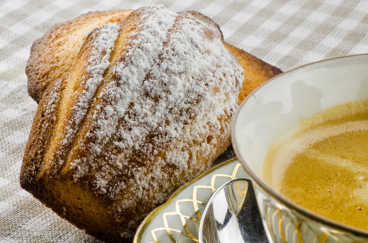 Madeleines o magdalenas de concha
