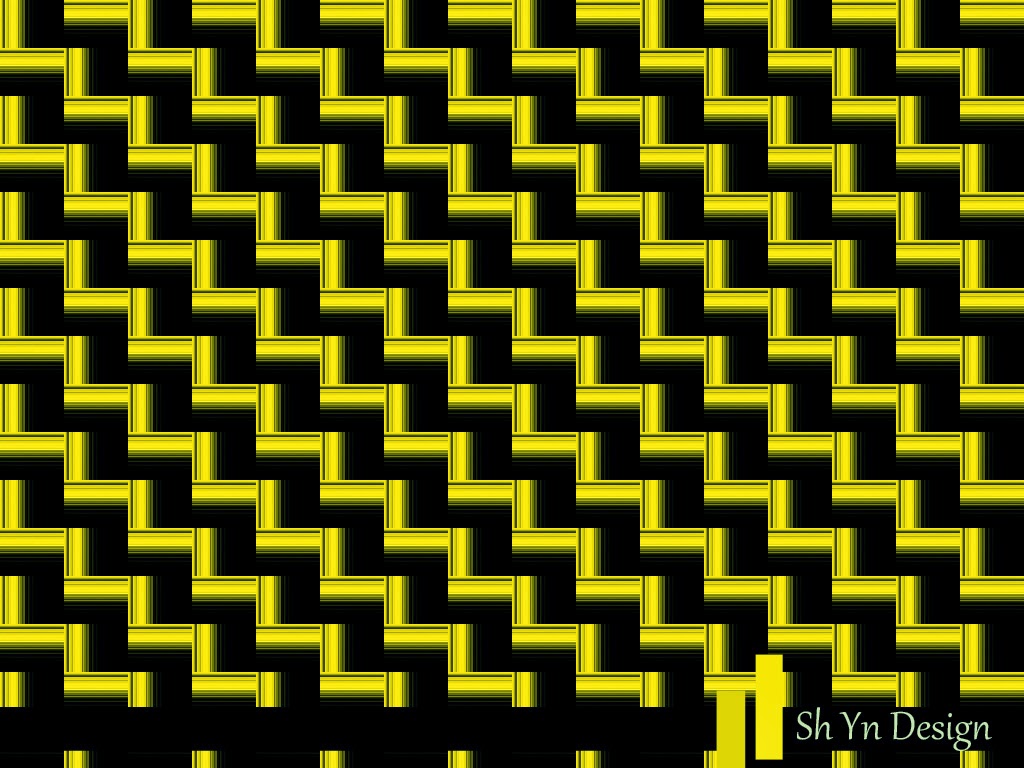Sh Yn Design: Yellow & Black Zig Zag