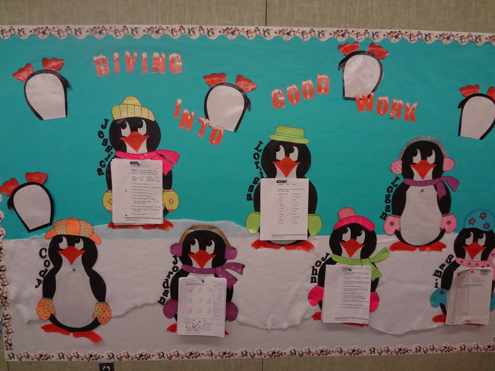 The Joy of Scrapping: Penguins and a "Bright Idea" Bulletin Boards for ...
