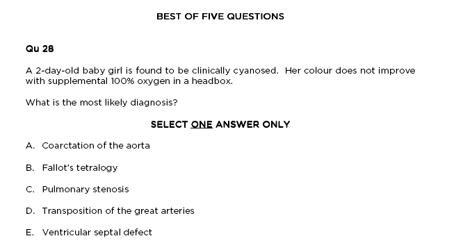 HOW TO PASS MRCPCH : STRUCTURE OF THE WRITTEN EXAM