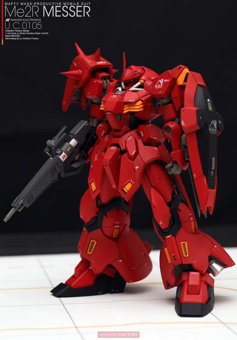 Custom Build: STUDIO RECKLESS 1/144 ME-02R Messer