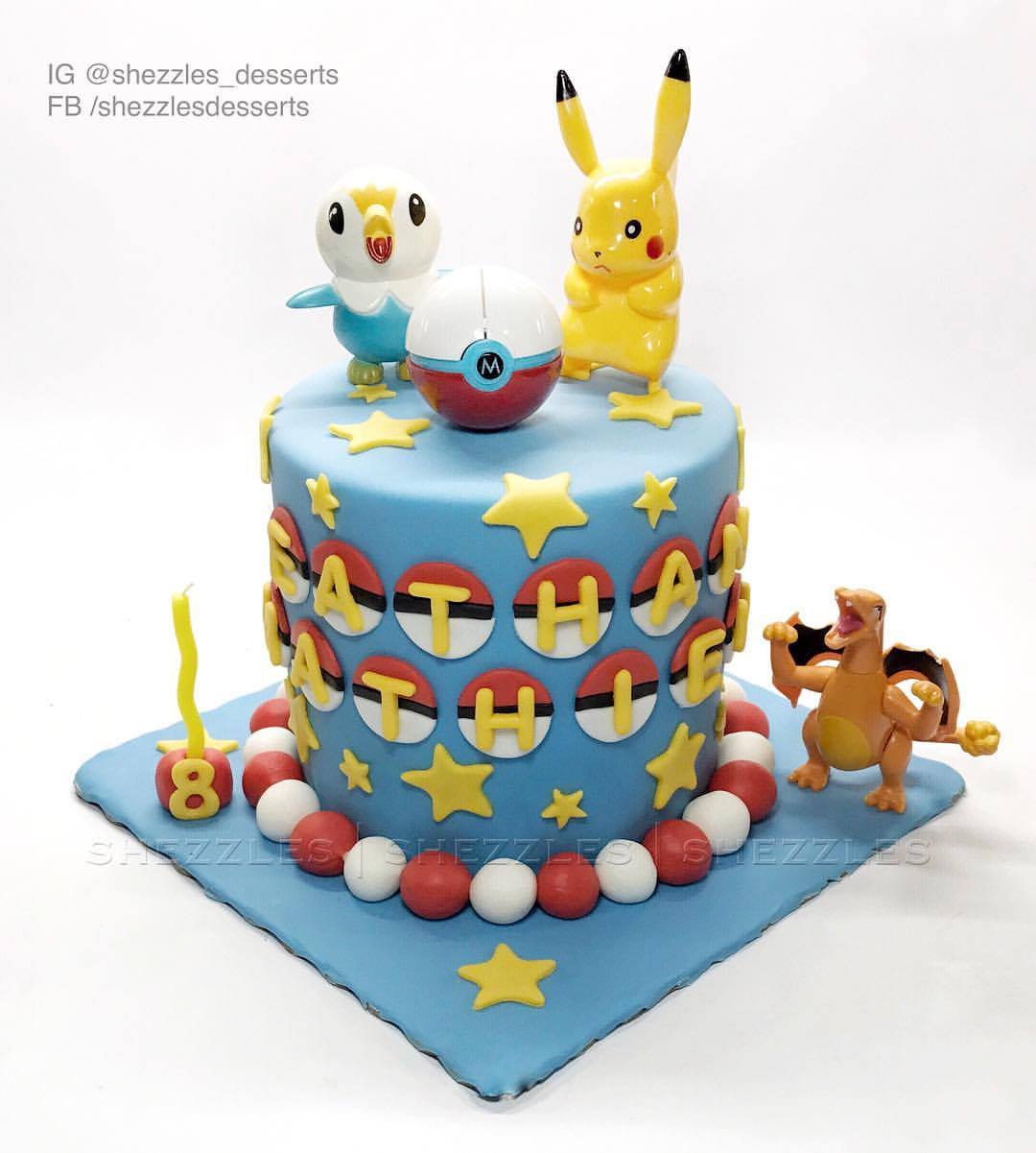 SHEZZLES | Cakes and Pastries: Pokemon Cake for Eathan Mathieu