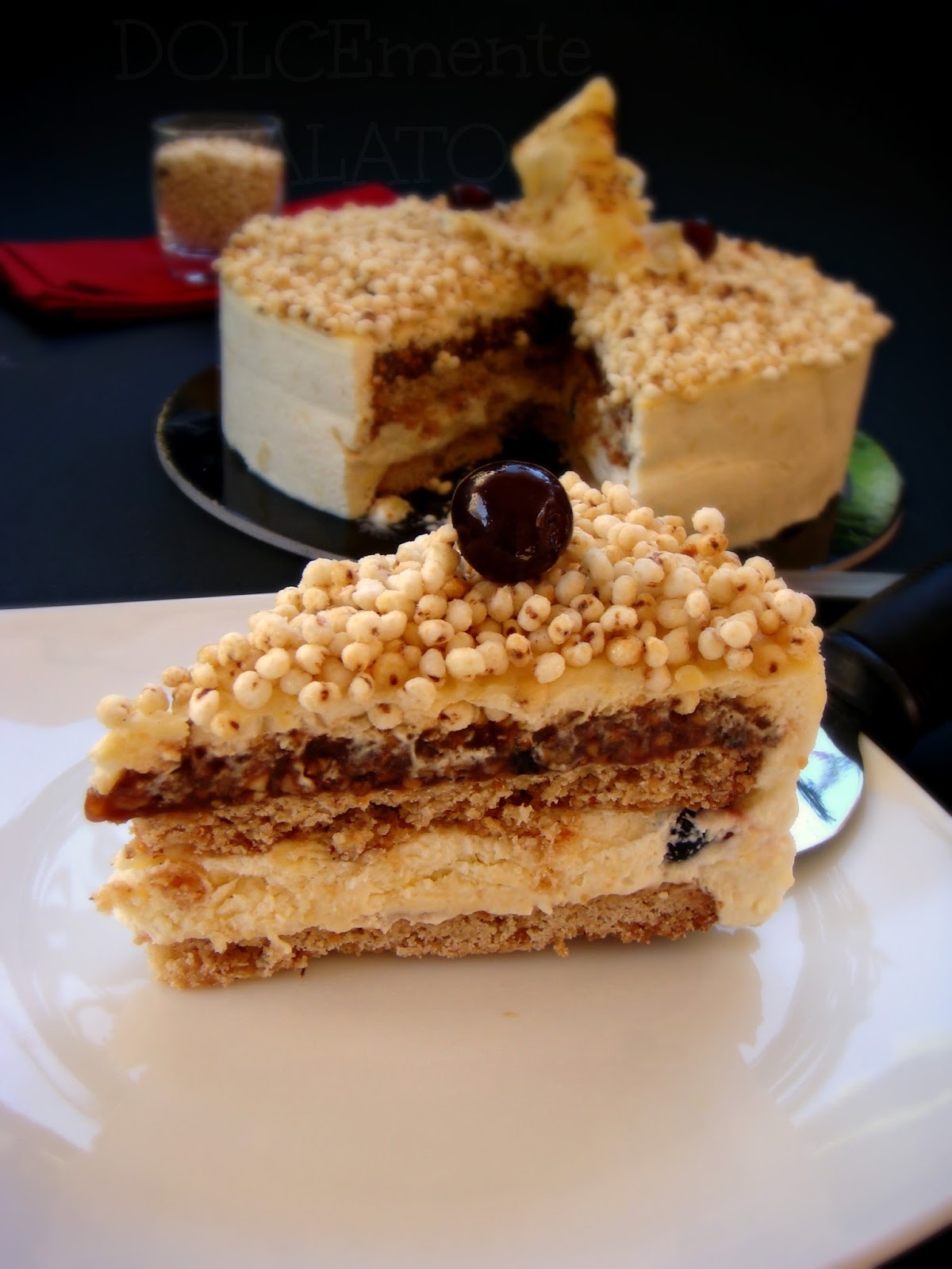 DOLCEmente SALATO: Torta al miglio caramellato