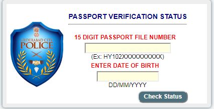Passport Application & Police Verification Status Check| Track Online ...