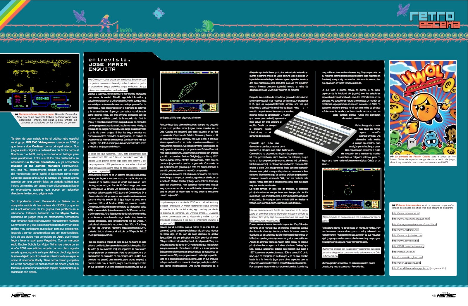 RetroManiac | Revista de videojuegos retro |Videogames Magazine | Indie ...