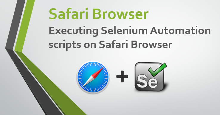 Selenium-By-Arun: Safari Browser - Executing Selenium Automation scripts on a Safari Browser
