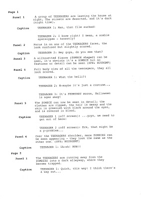 Media Creative Project: Comic Book Script