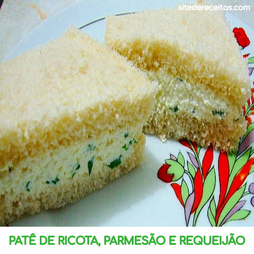 Patê de ricota, parmesão e requeijão | Site de receitas.com