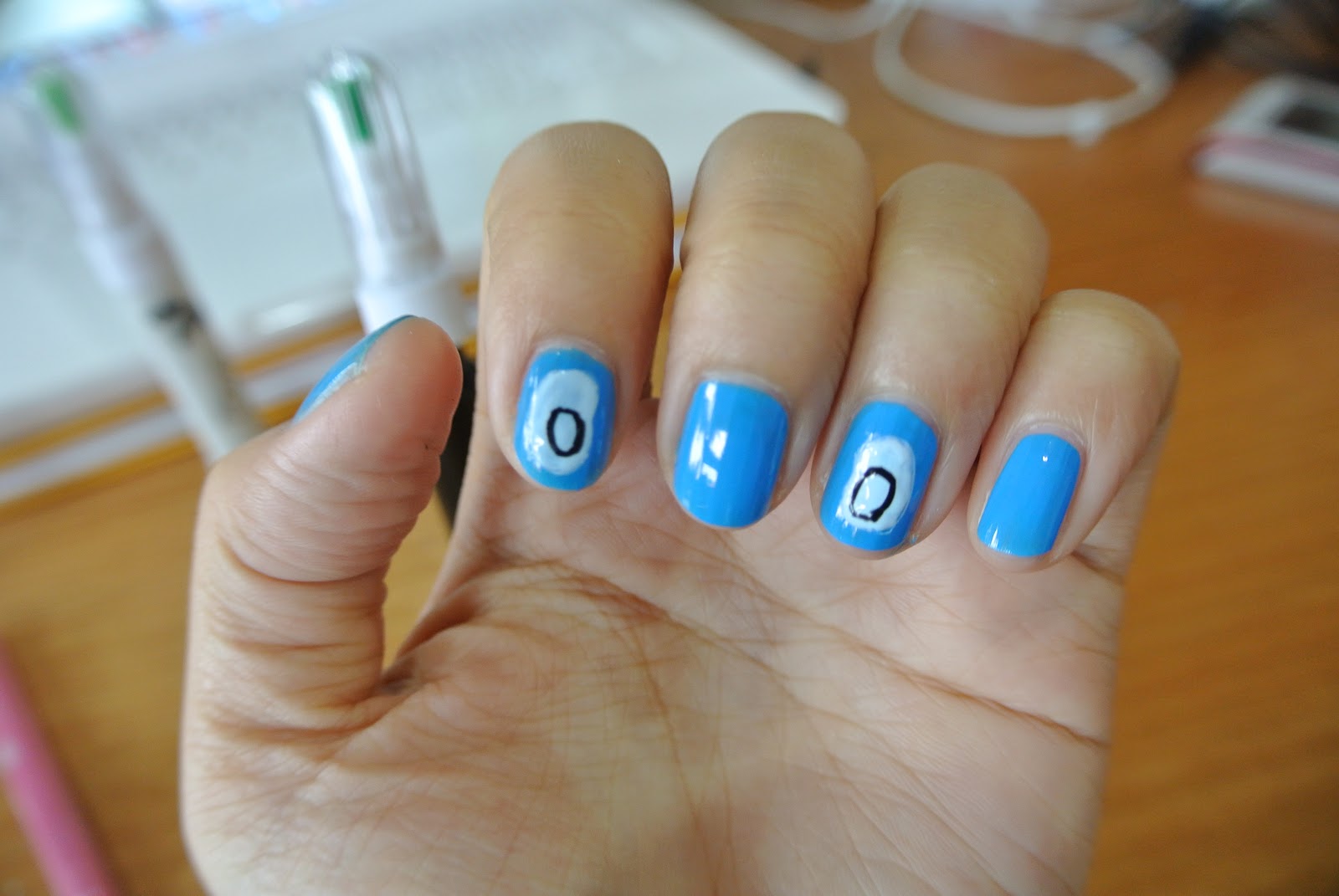 Liv the C'est la vie: Stitch nail art tutorial #6