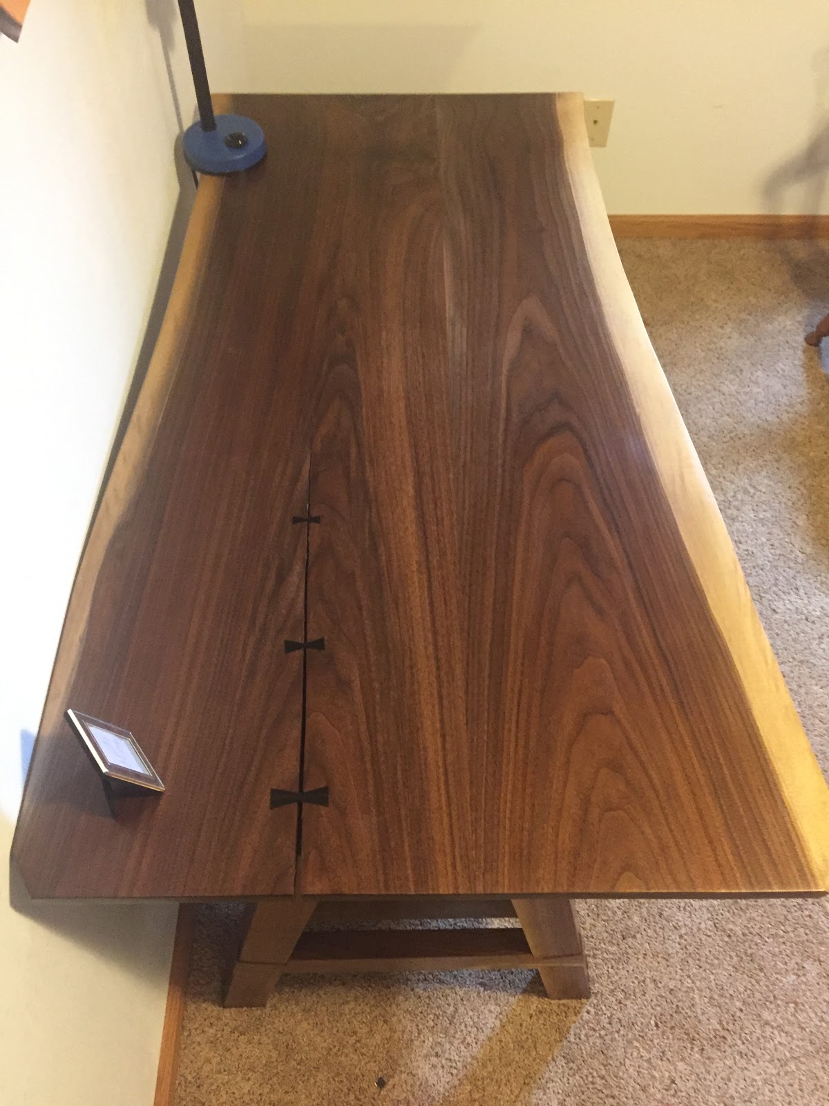 Westfall Woodcraft: Dawson's Live Edge Desk