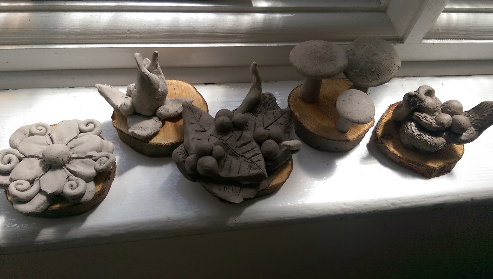 Mixed Media Musings: Organic Forms Clay Sculpture