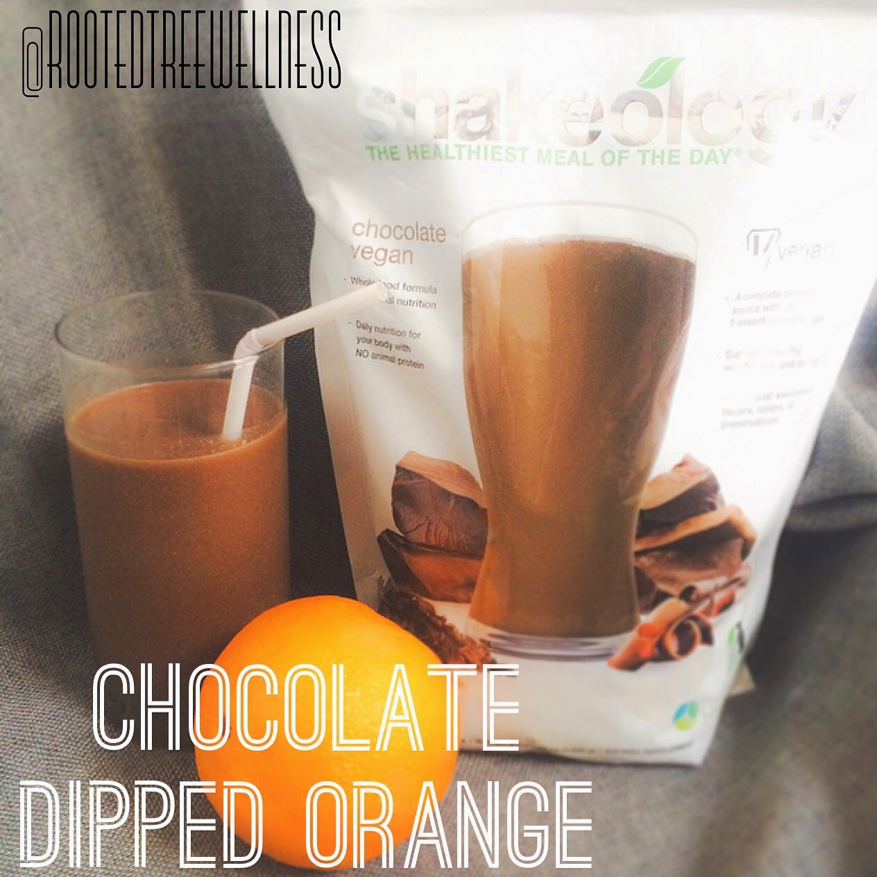 Chocolate Dipped Orange Shake | Leah Seeks