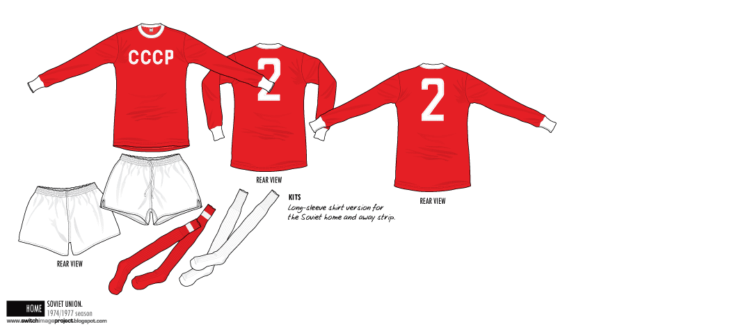 Football teams shirt and kits fan: Kits USSR 70s