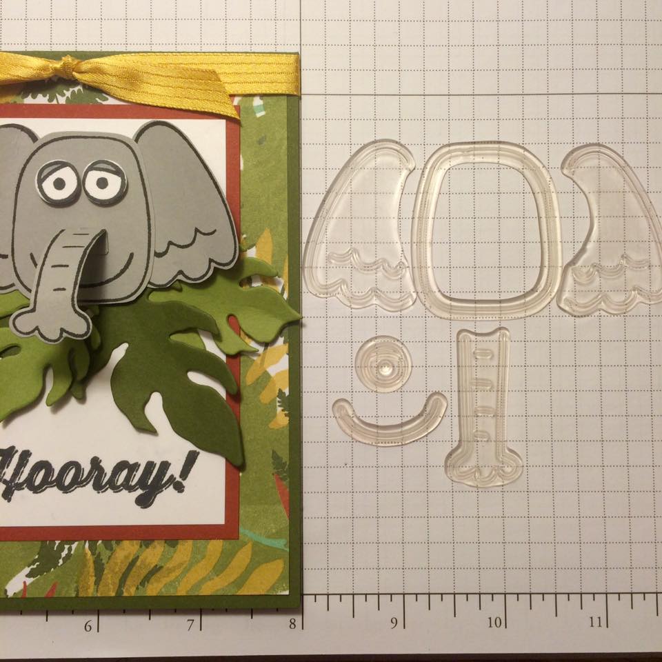 Krystal's Cards: Stampin' Up! Playful Pals Jungle Elephant
