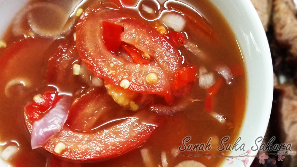 Resepi Daging Bakar Cicah Air Asam