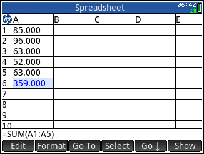 Eddie's Math and Calculator Blog: HP Prime Spreadsheet App Tutorial 1 ...