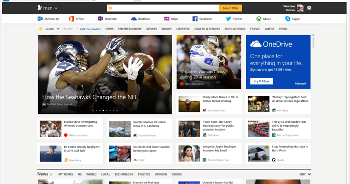 TechZone : Window of IT Development: Microsoft's Revamped MSN Gets Personal