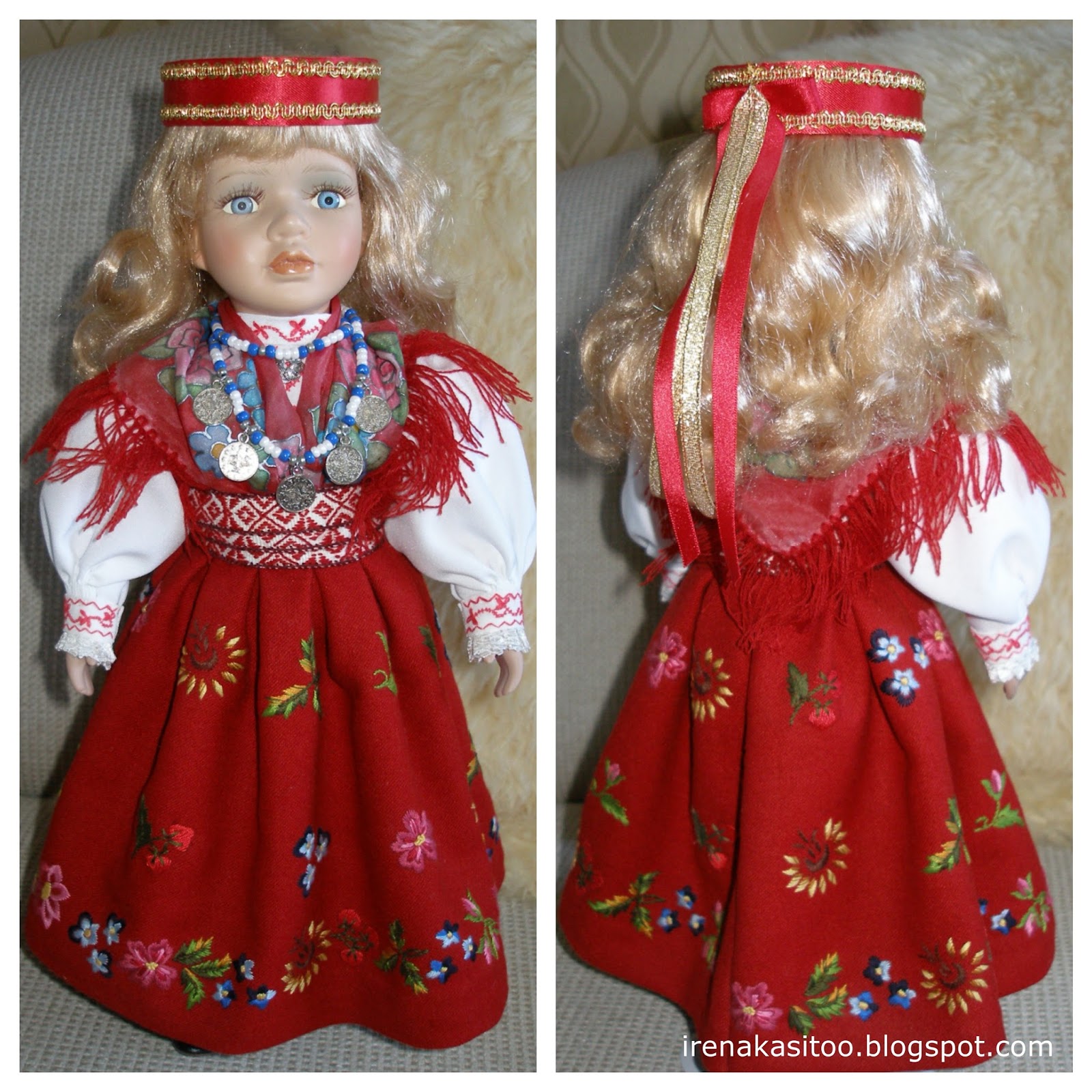 Irena Käsitöö: Rahvariietes nukud / Folk costume dolls