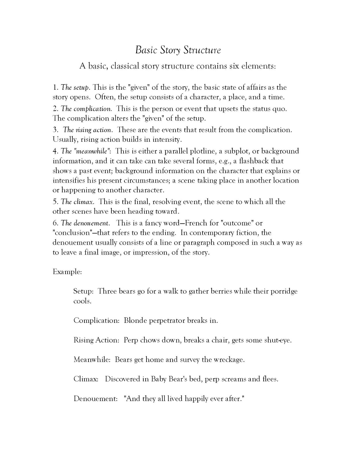 One Dog's Writer: Monica Wood and Basic Story Structure