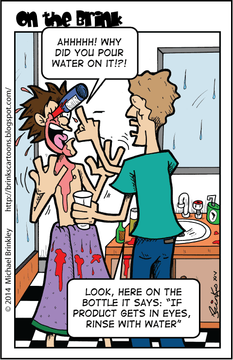 The Brinks Cartoon Blog: Rinse and Repeat