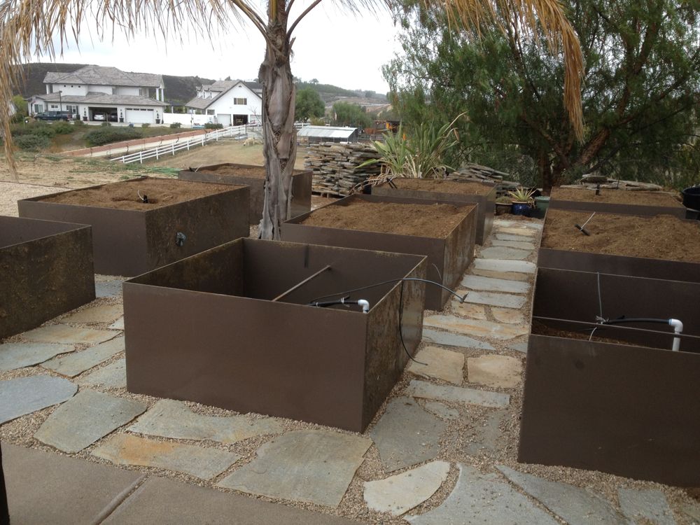 I Eat with Scoops, Shovels and Spade: Metal Planting Boxes