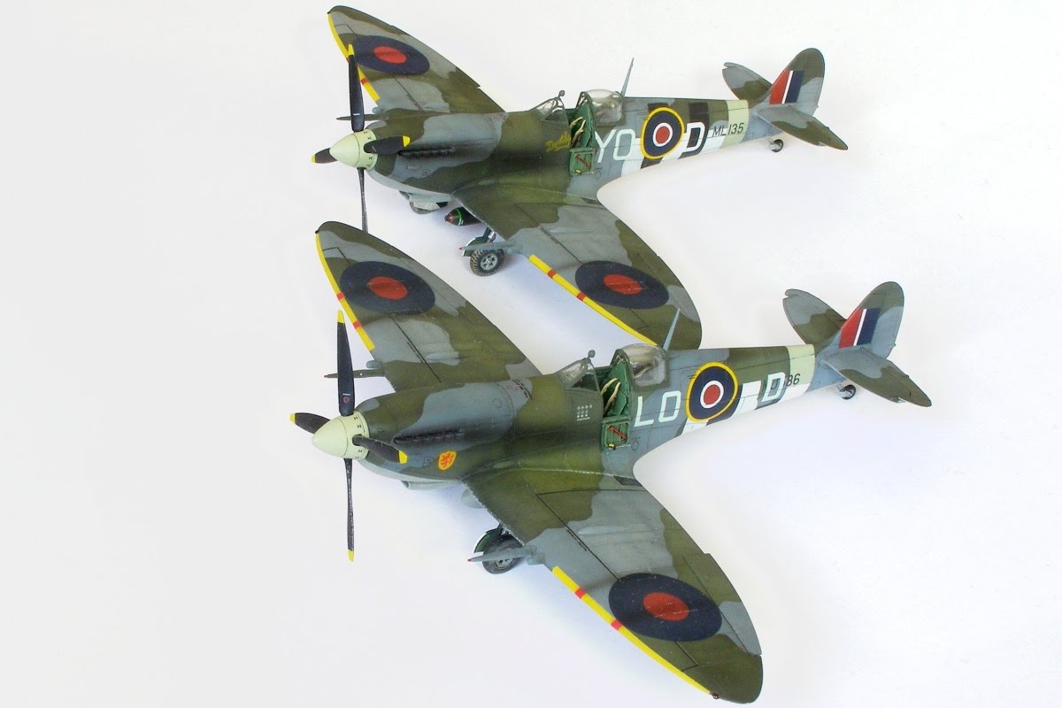 lietadielka - modelársky blog: Spitfire LF Mk.IXc (late), 2x Eduard 1/ ...