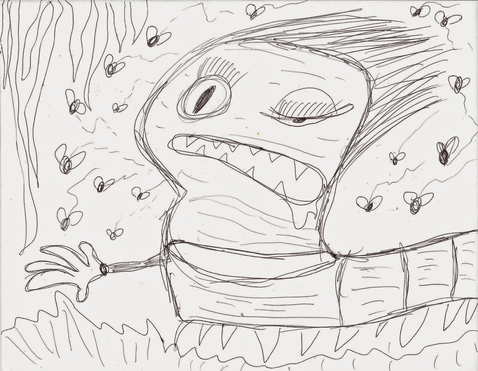 Flinching Forward Fast: Drawing Gallery (First Year)