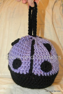 Swirls and Sprinkles: Crochet Ladybug Bag