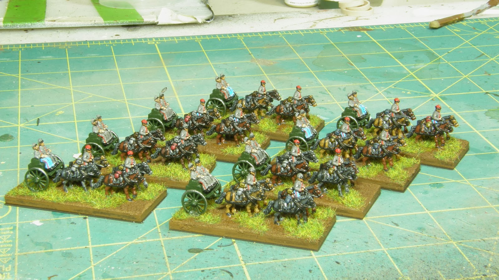 On Campaign: Painted 10mm American Civil War Limbers from Pendraken