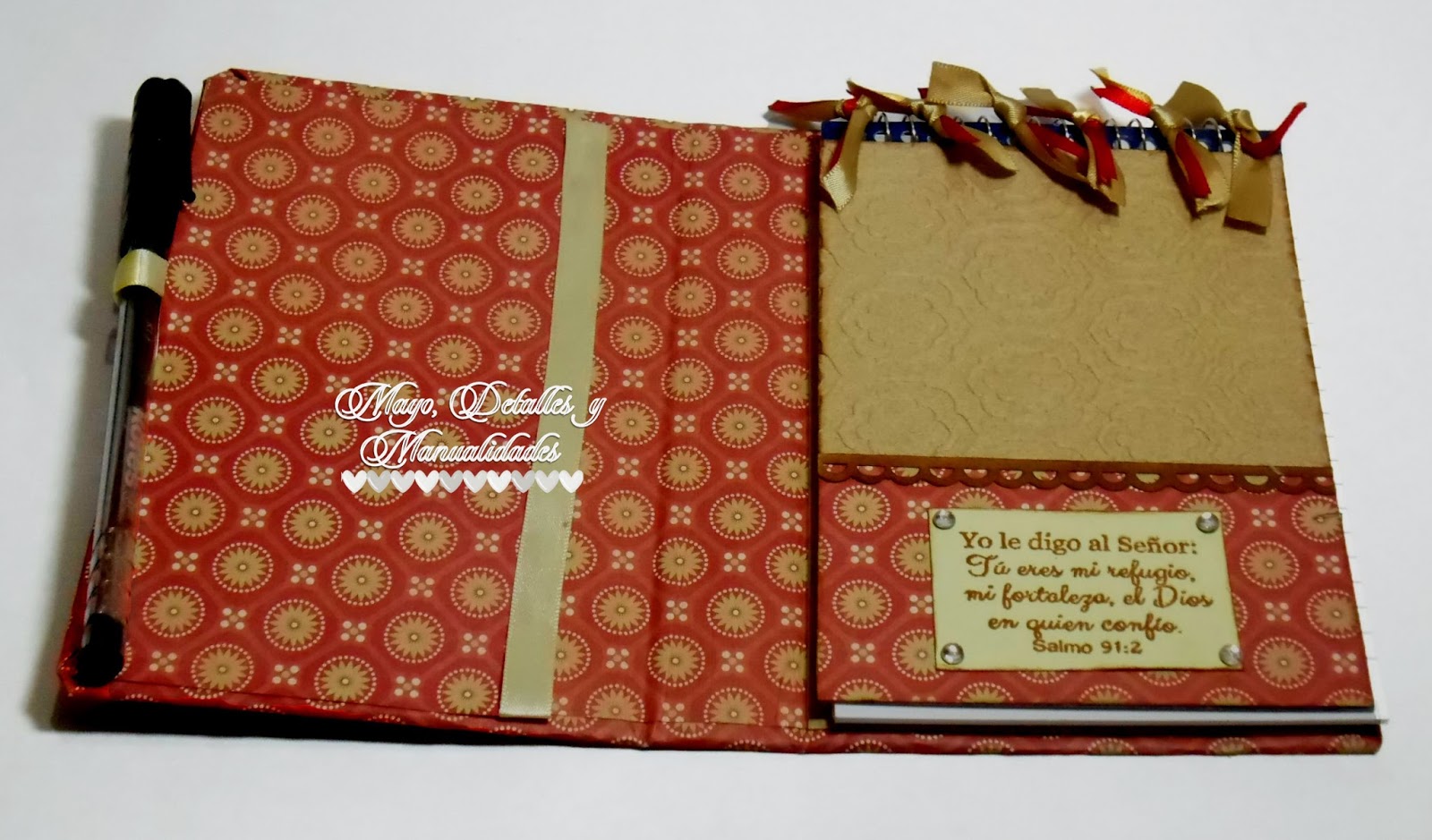 MAYO DETALLES Y MANUALIDADES: Tutorial #65:Porta libreta con Rocio