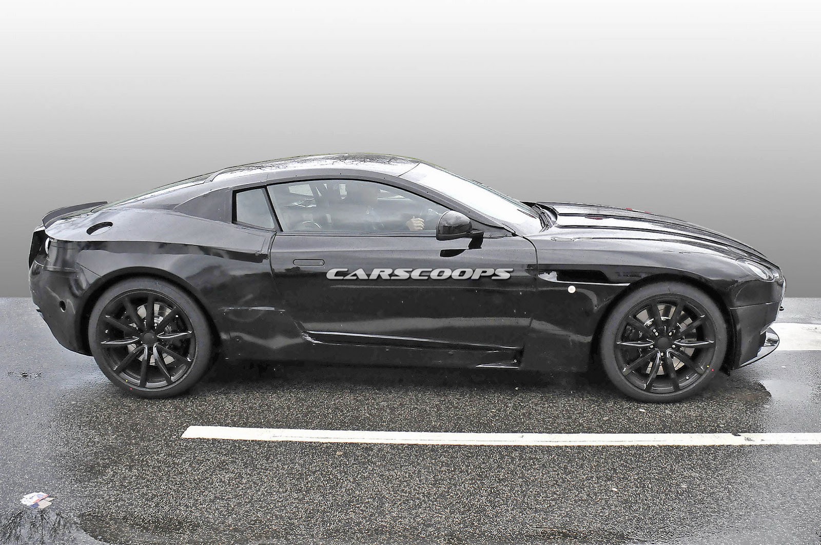 Aston Martin DB9 successor spied testing - To get turbo'd V8s and V12s ...