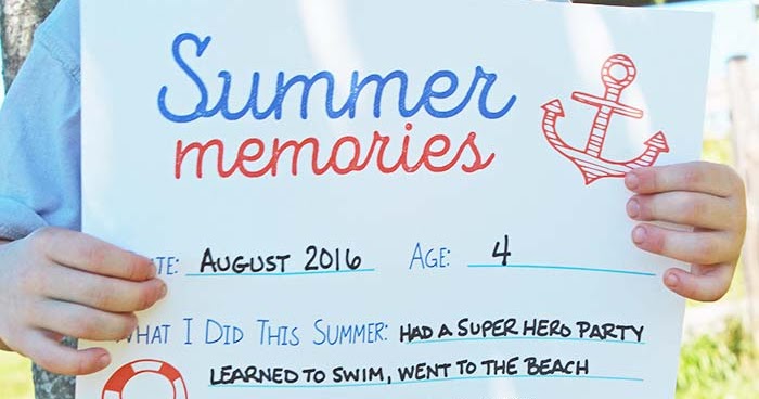 Take an End of Summer Photo to Capture Summer Memories {Free Printable ...