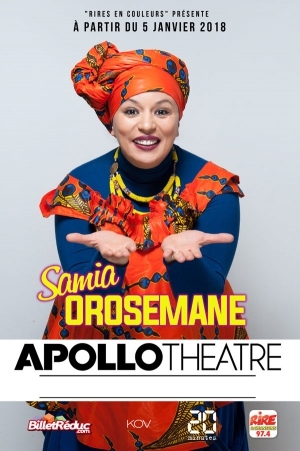 Spectacle : Samia Orosemane - Femme de couleurs - Apollo Théâtre ...