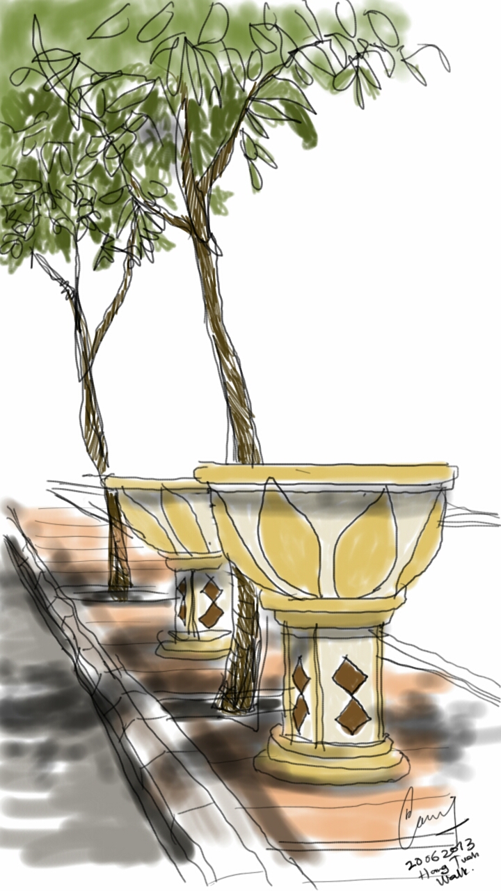 Unforgettable Art: sketch of the day : pasu bunga