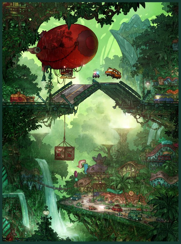 For Glorious Zootopia: The Art of Zootopia #4 Rainforest District