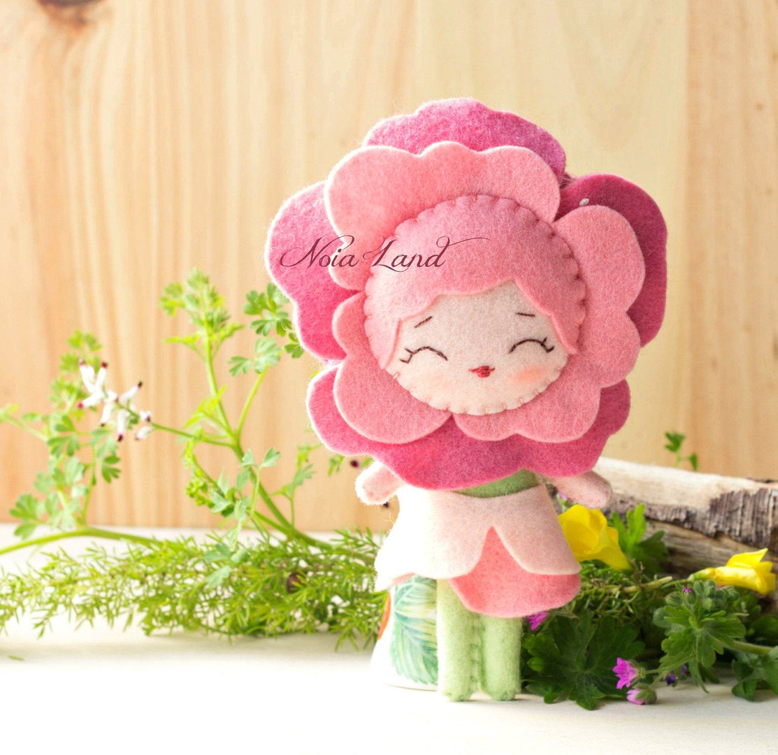Florzinha baby em feltro