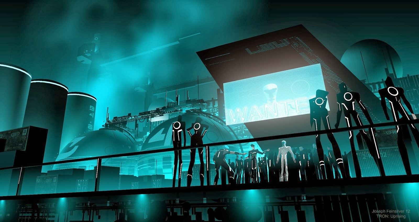 The Art of Tron: Uprising (Part 3 of 4): Buildings and Interiorsplume ...