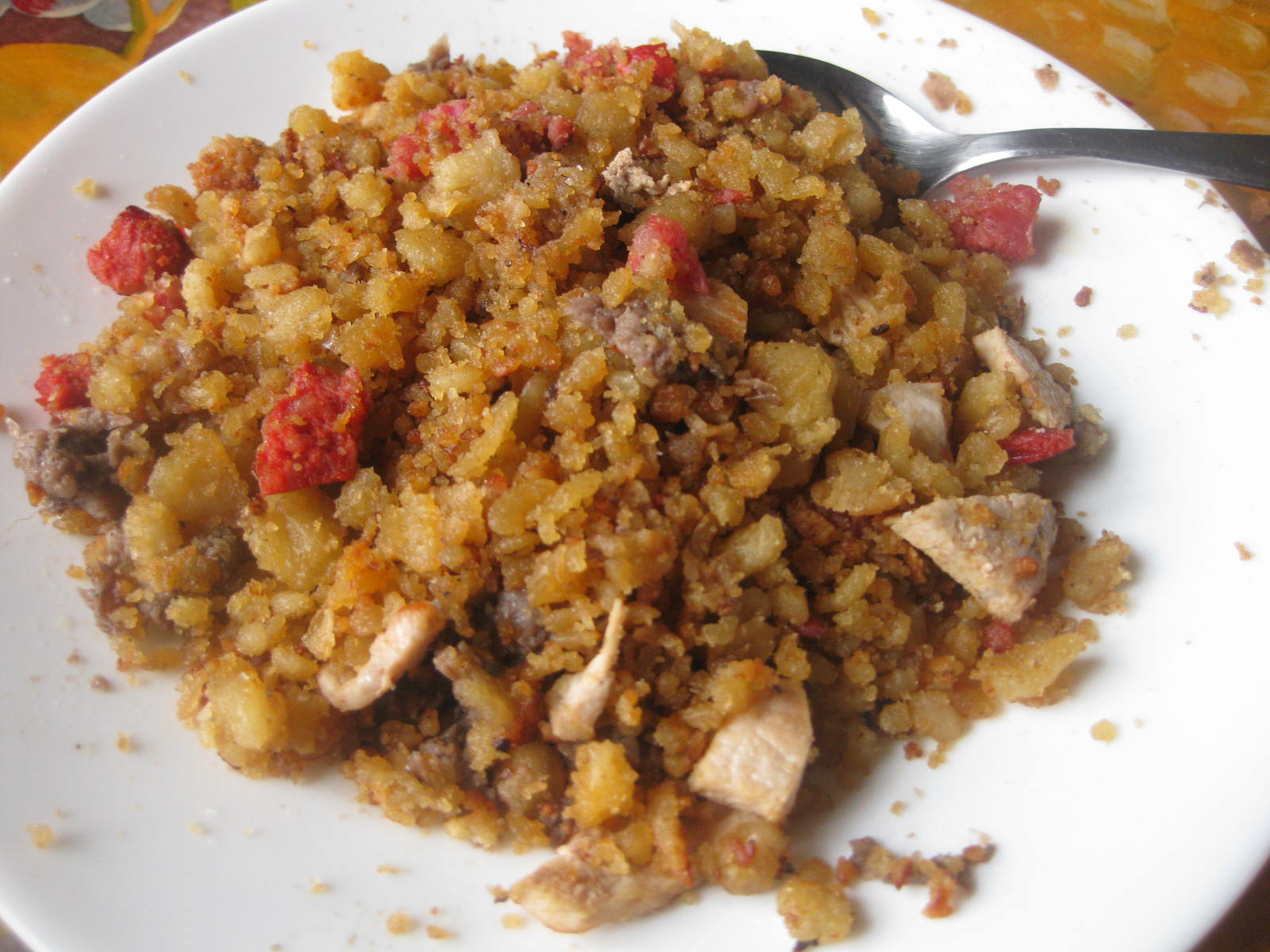 cocina rápida para dos: Migas de harina con tropezones