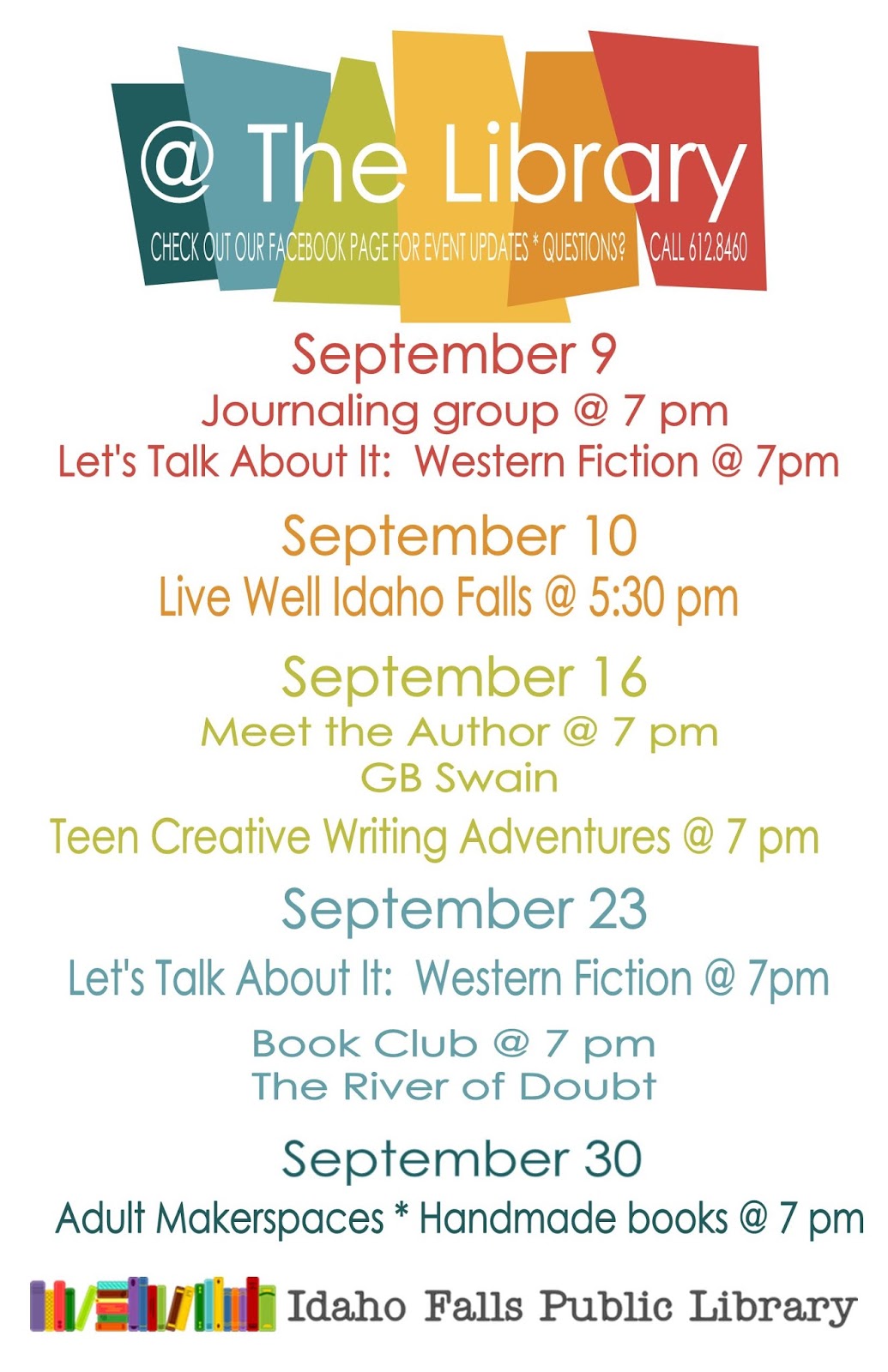 Idaho Falls Public Library: It's a new month!
