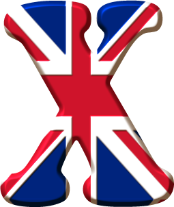 Alfabeto de la Bandera de Inglaterra. - Oh my Alfabetos!