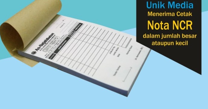 Cetak Nota Ambon - Percetakan
