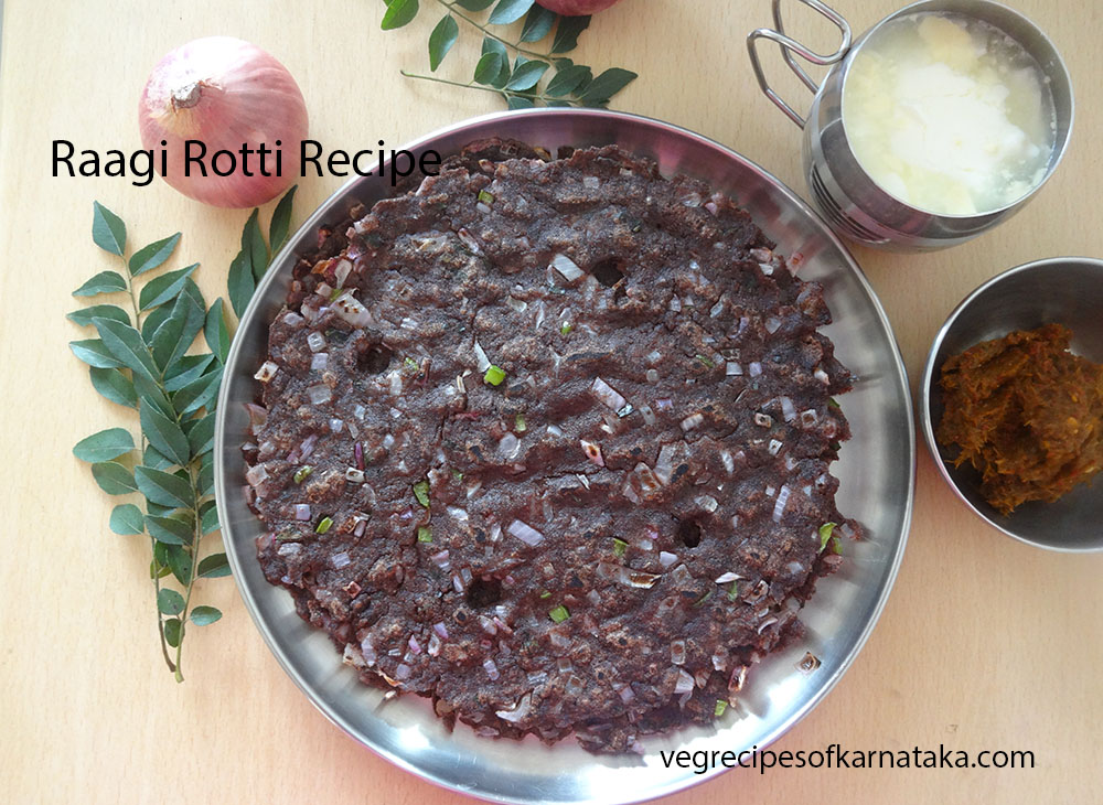 Kannada Aduge | Recipes in Kannada: Raagi rotti recipe in Kannada ...