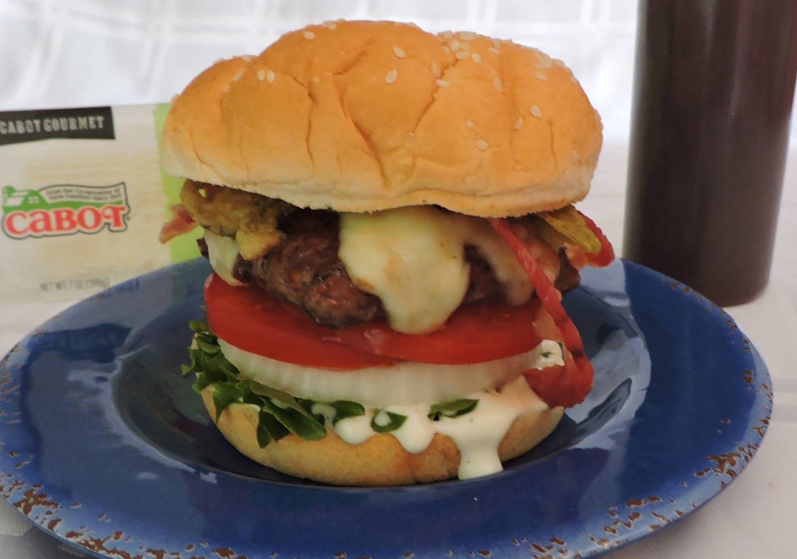 Fiery Cinnamon Whisky BBQ Burger